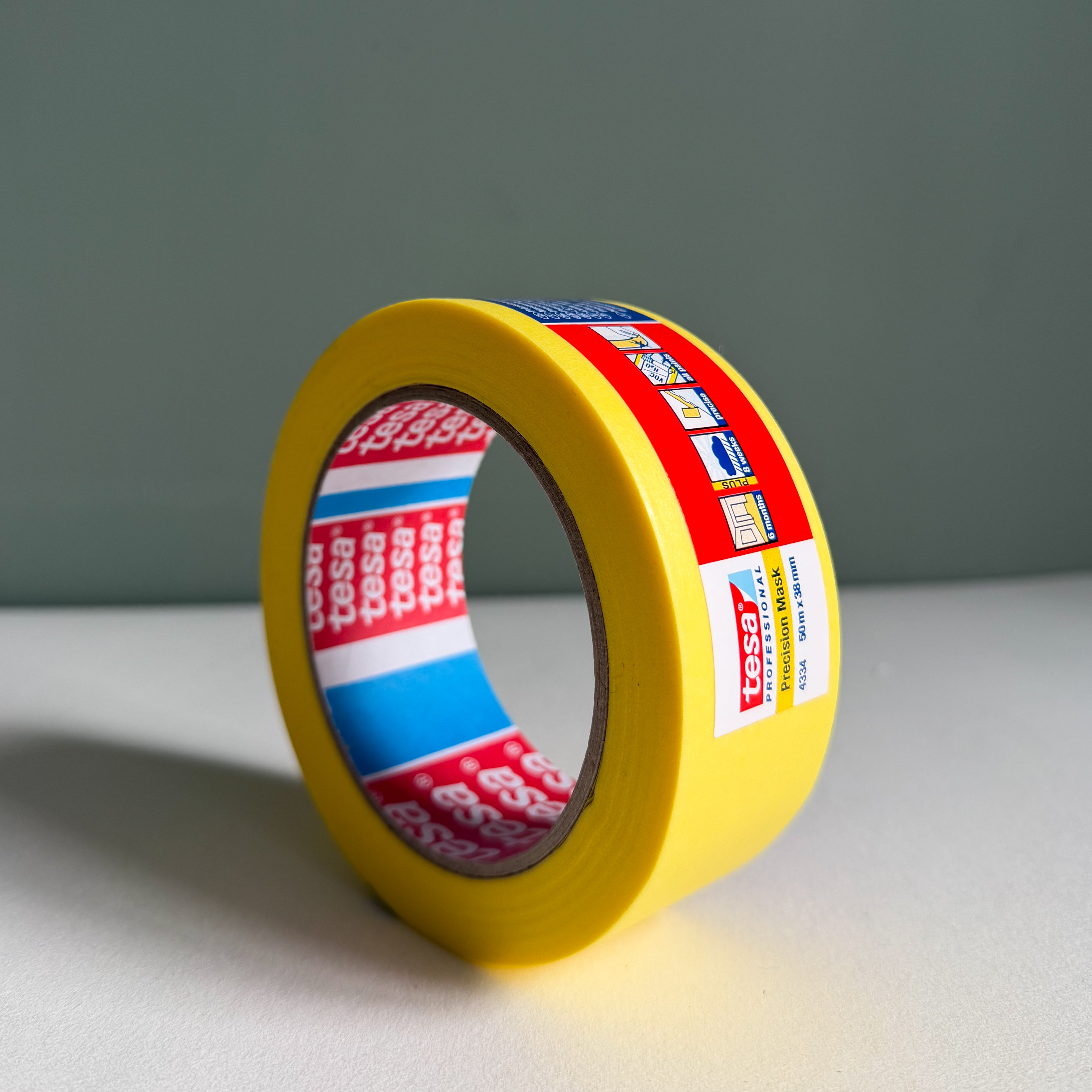 Masking Tape - Indoor & Outdoor (50m x 38mm) - Recommended for Woodwor ...
